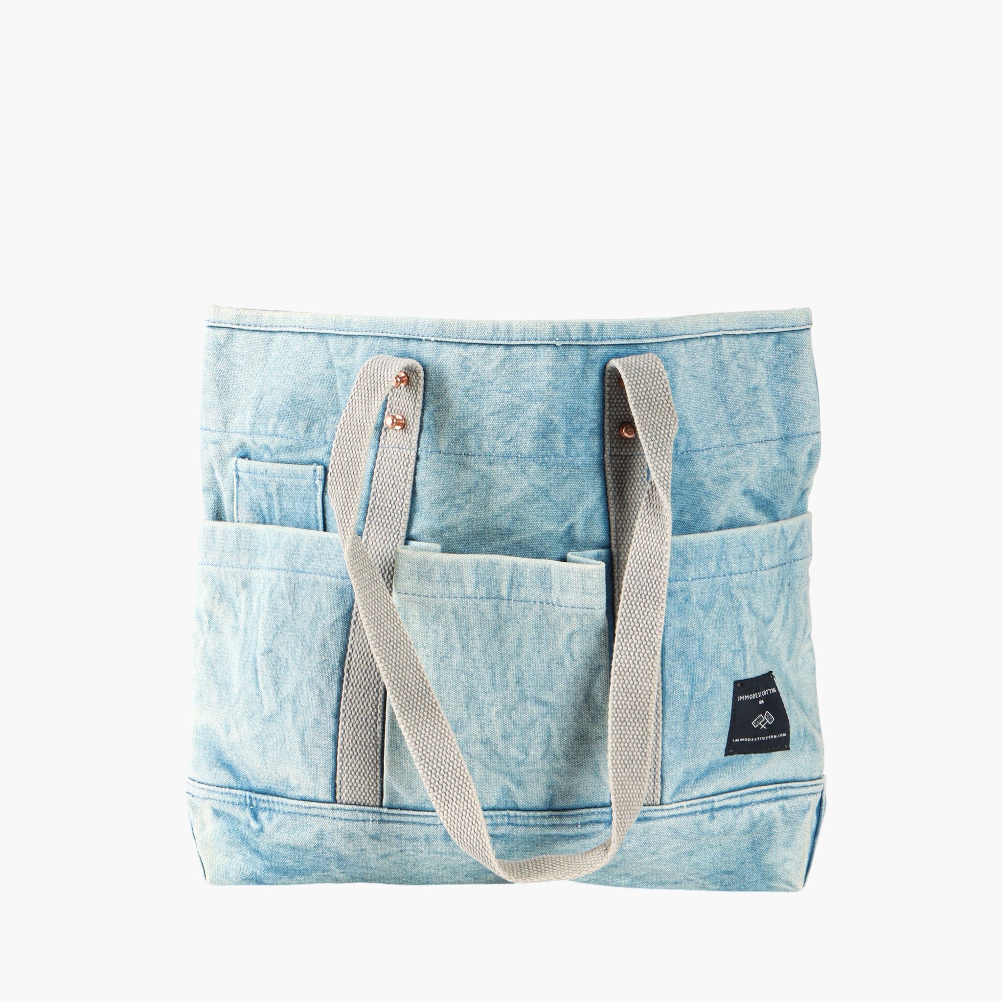 Construction Tote | Acid Wash – IMMODEST COTTON