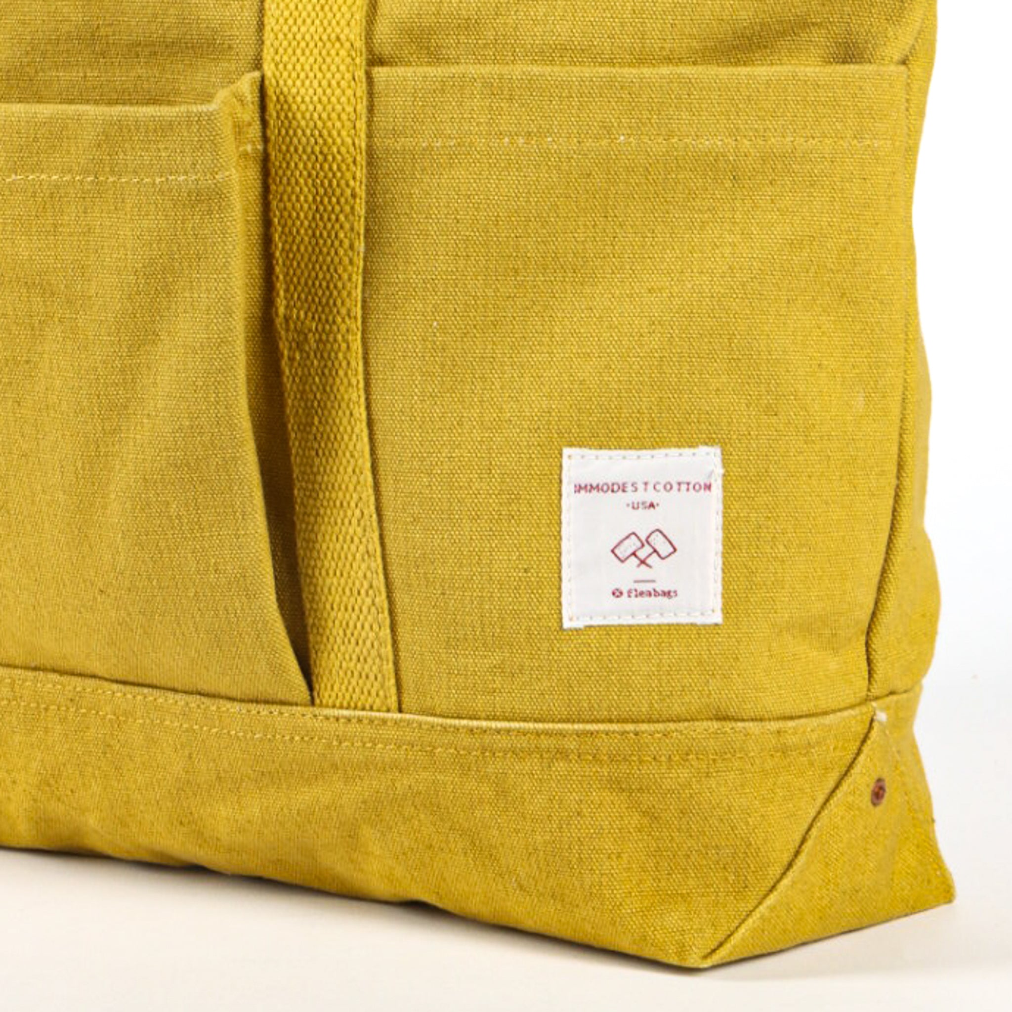 Construction Tote | Chartreuse – IMMODEST COTTON