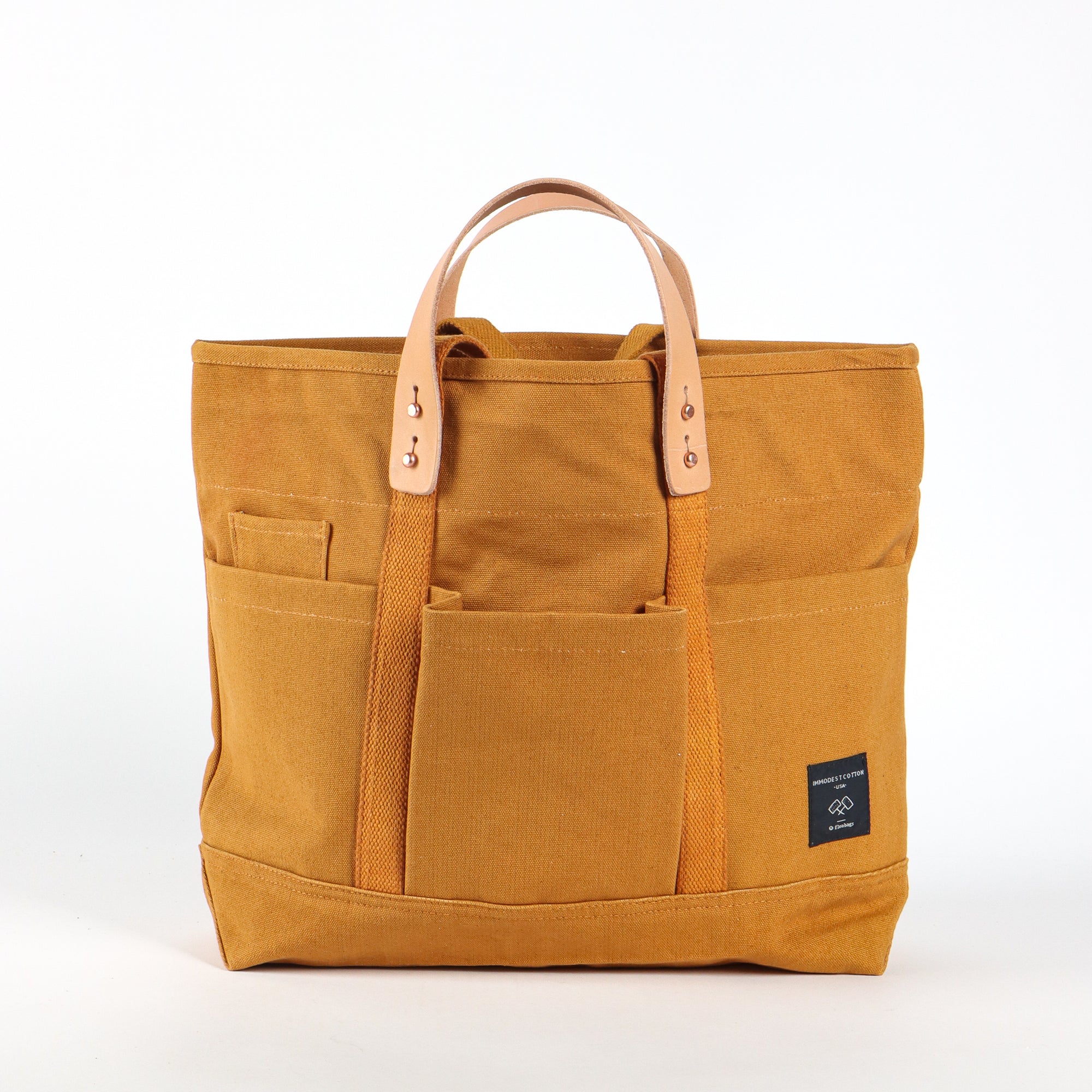 Construction Tote | Mustard Seed – IMMODEST COTTON