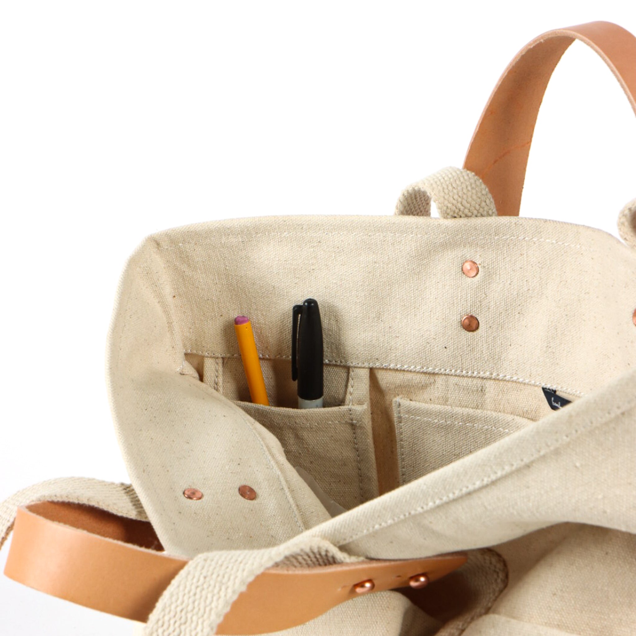 Construction Tote | Natural – IMMODEST COTTON