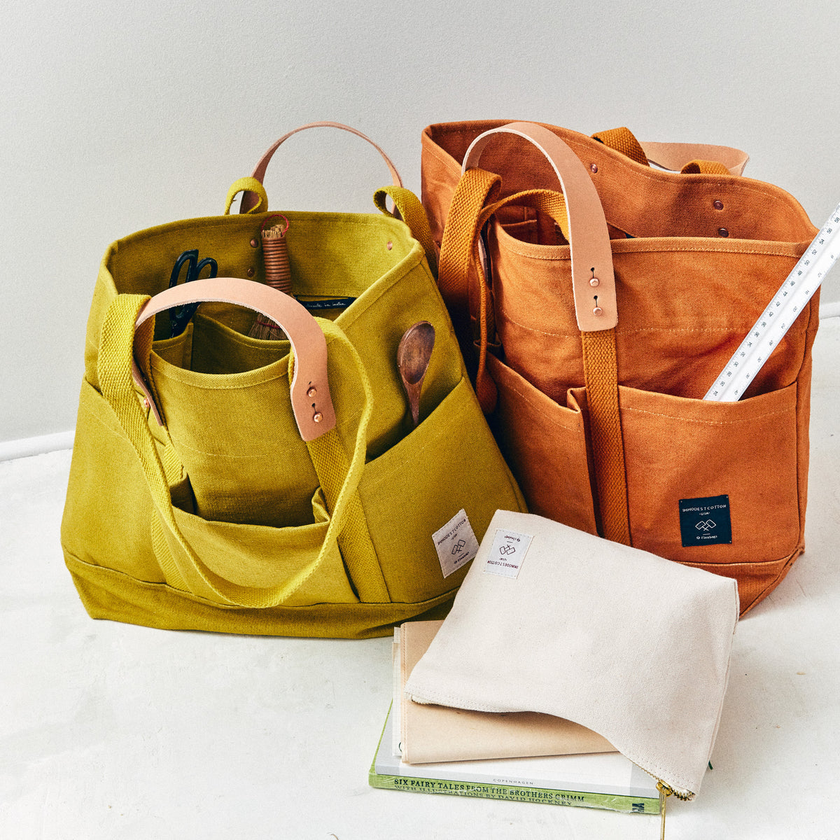 Construction Tote | Mustard Seed – IMMODEST COTTON