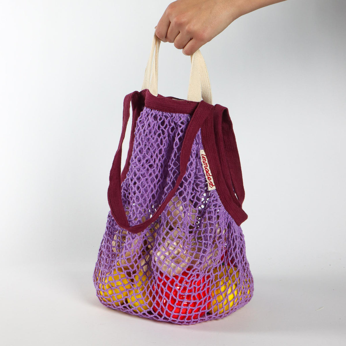 Large Net Bag | Grapeseed – IMMODEST COTTON