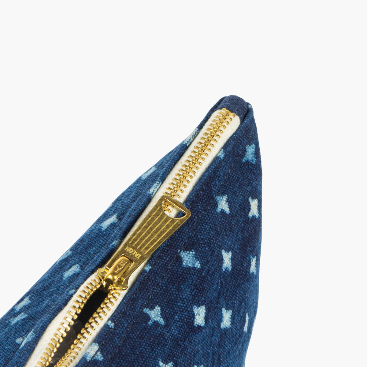 Sardine Pouch | Indigo Cross – IMMODEST COTTON