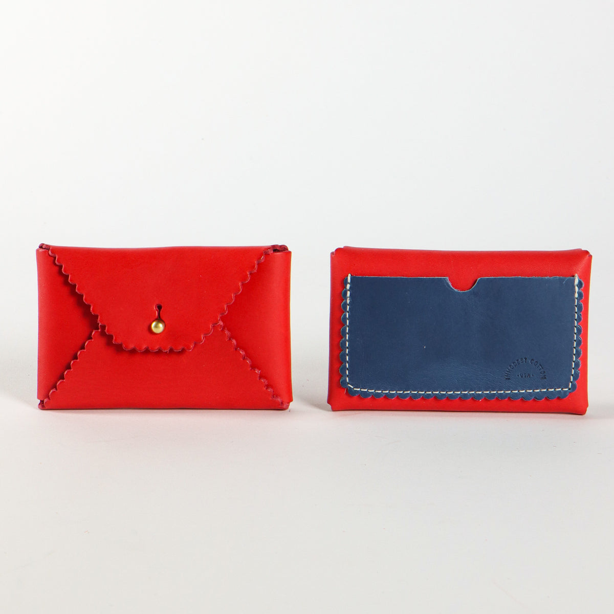 Scallop Wallet | Cherry + Ink – IMMODEST COTTON