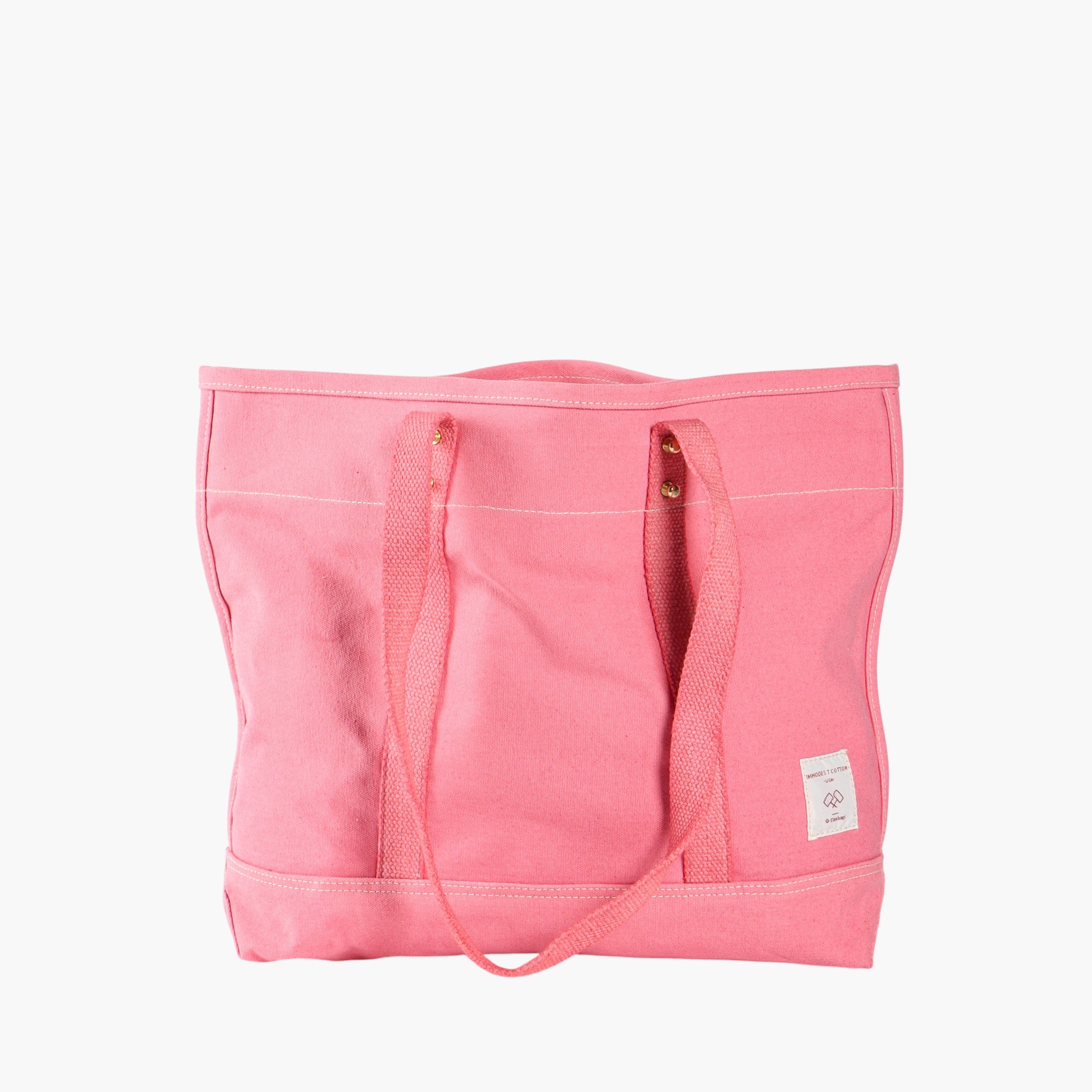 Small East West Tote | Flamingo – IMMODEST COTTON