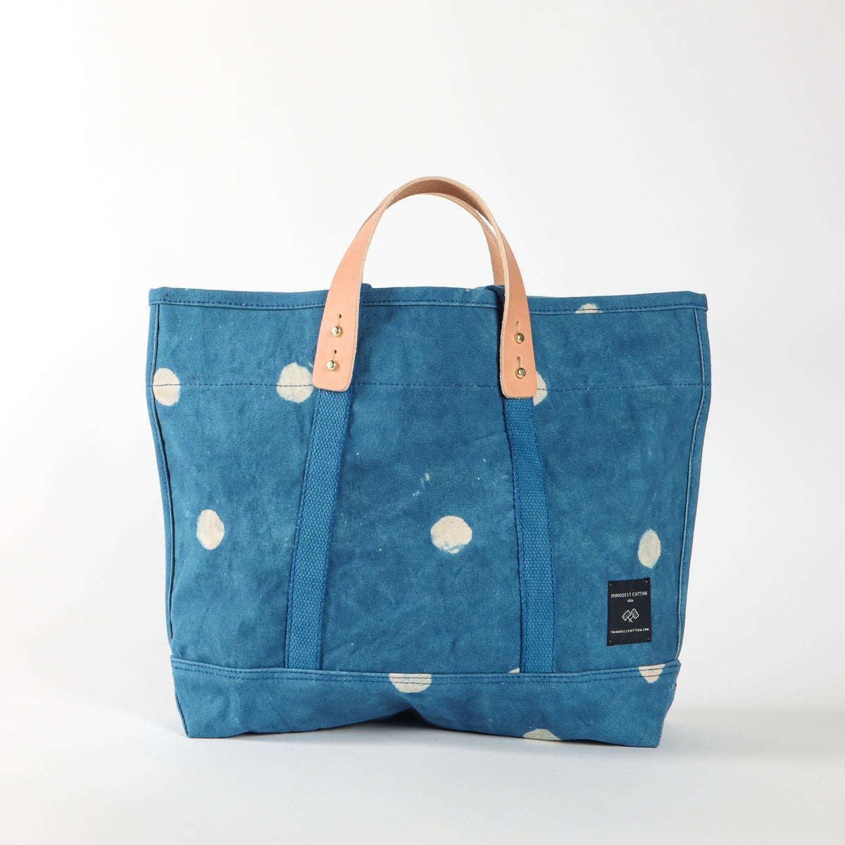 Small East West Tote | Lt Indigo Moon – IMMODEST COTTON