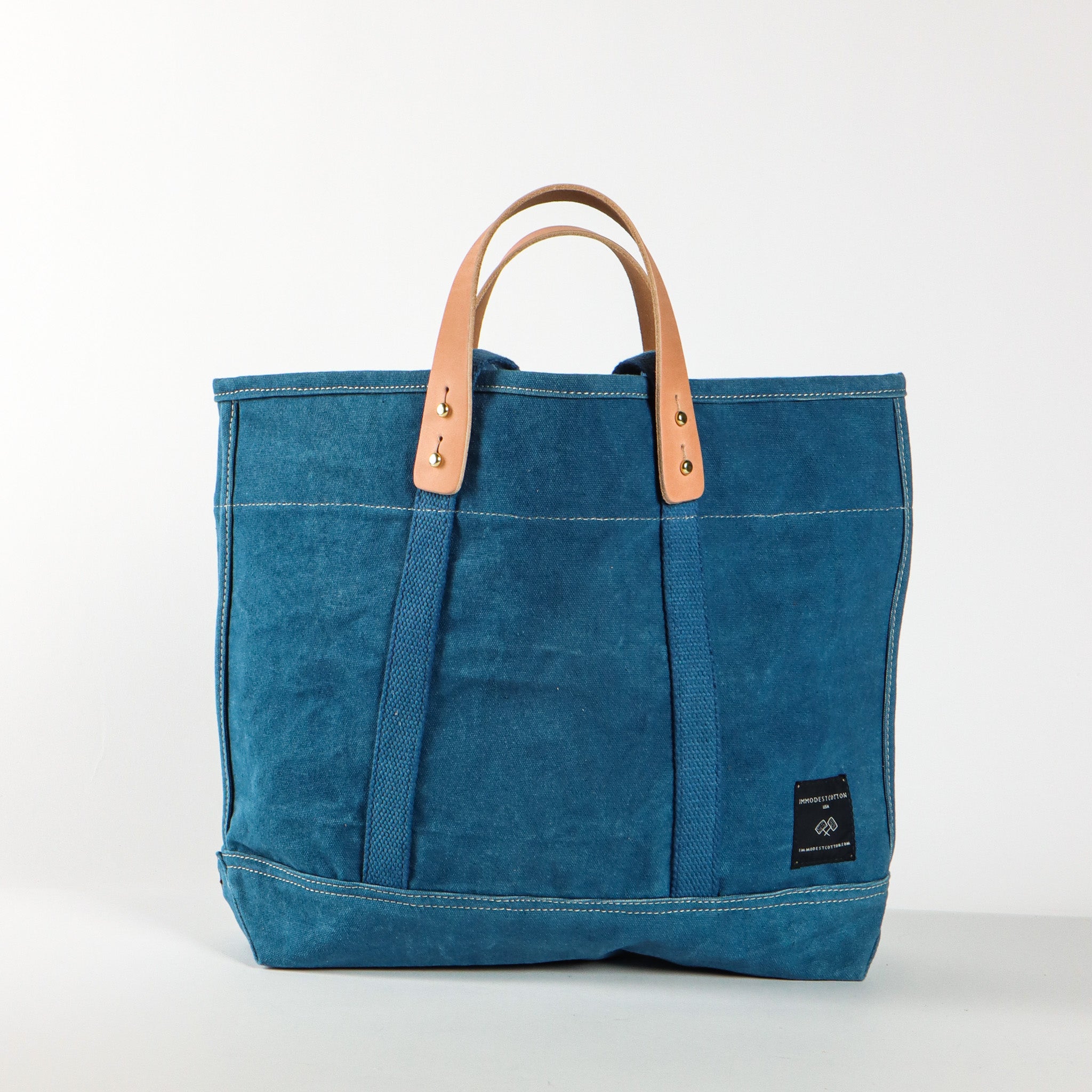 Small East West Tote | Indigo – IMMODEST COTTON